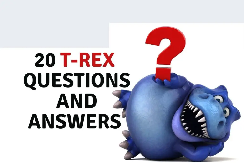 Tyrannosaurus Rex: 20 Questions And Answers. - Dinosaur Facts For Kids